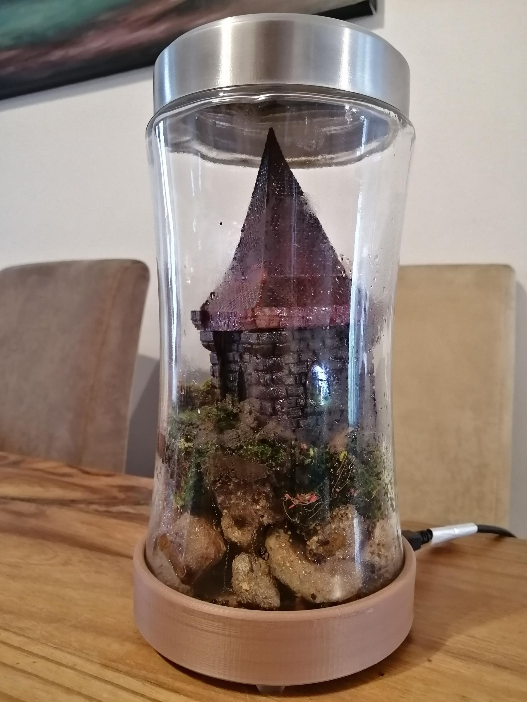 Terrarium With Wirelessly Powered Lights : 8 Steps (with Pictures ...