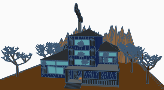 3D Tinkercad Haunted House - Instructables