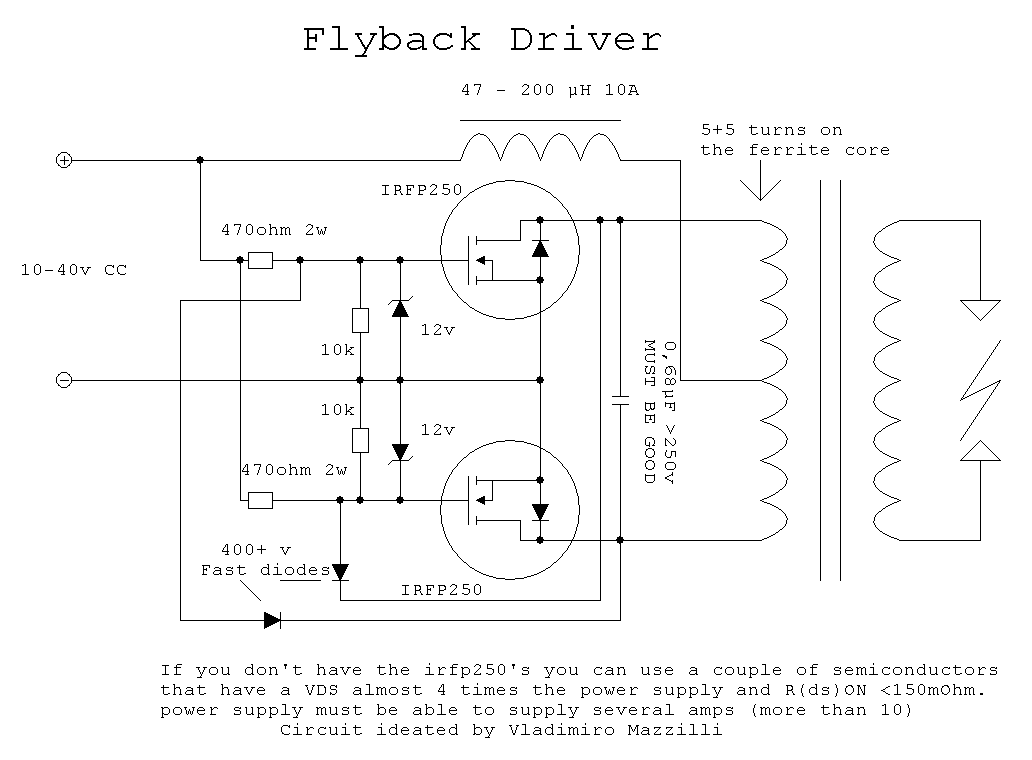 How to Build a Simple But Powerful Flyback Driver : 7 Steps (with ...