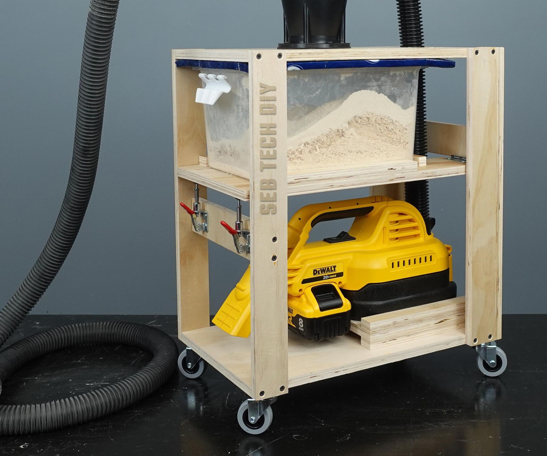 Cordless Dust Collector Cart : 19 Steps (with Pictures) - Instructables