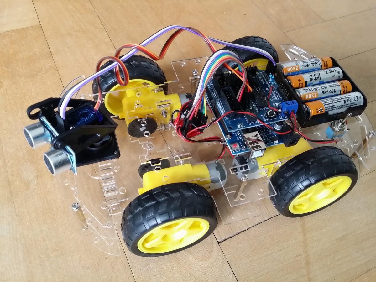 Arduino 4WD Car - Assembly and Code - With Optional Infrared or ...