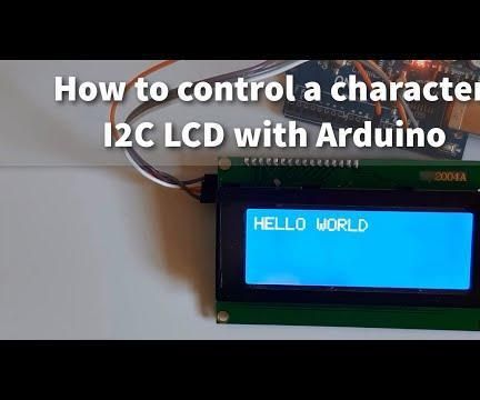 how to use arduino i2c serial lcd 16x2 (yellow backlight) DIY Project - Step-by-Step DIY Project ...