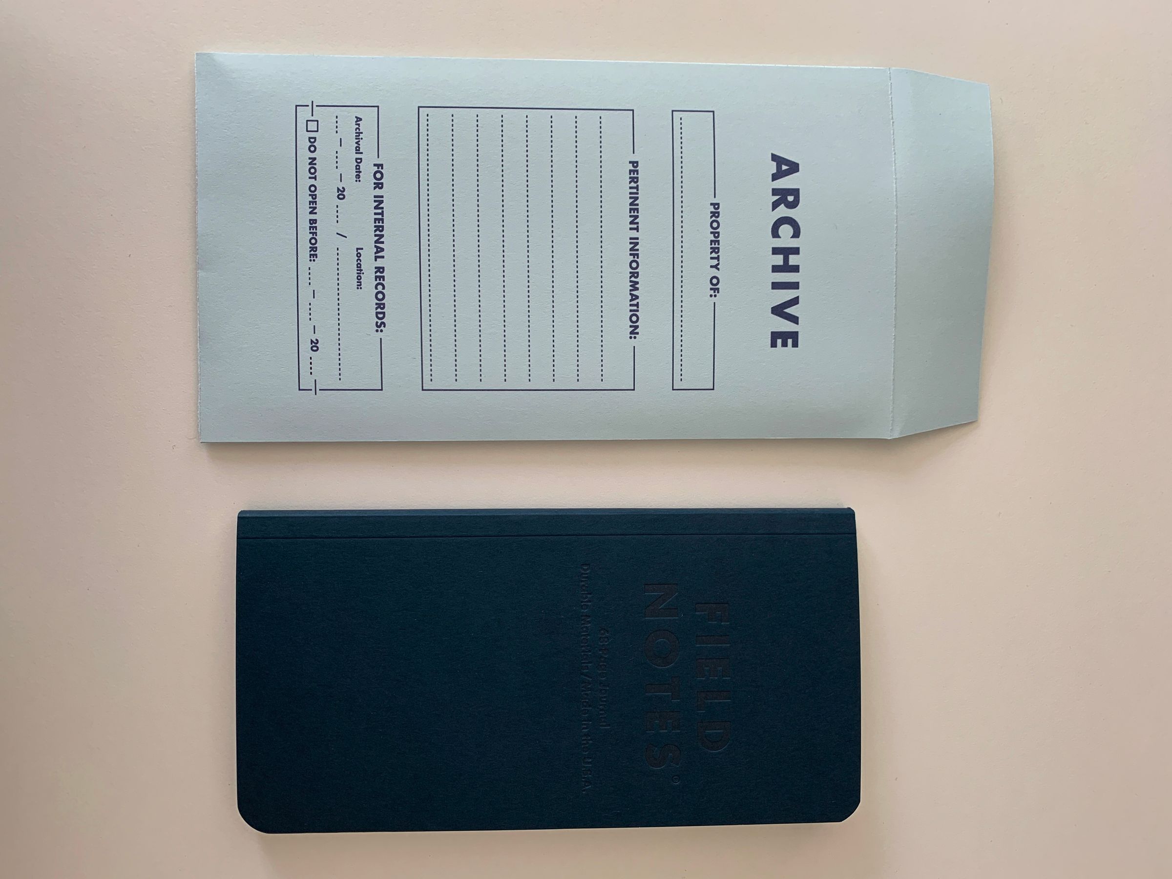 Field Notes Archival Envelopes : 7 Steps (with Pictures) - Instructables