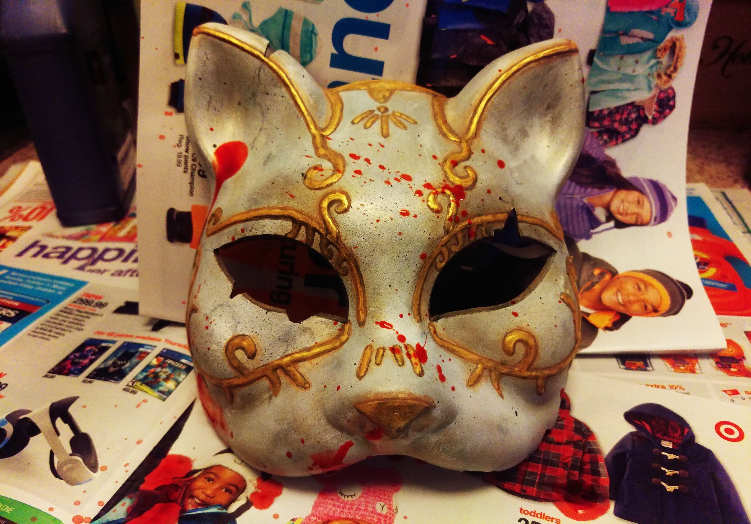 Bioshock Spider Splicer Kitty Mask : 9 Steps (with Pictures ...