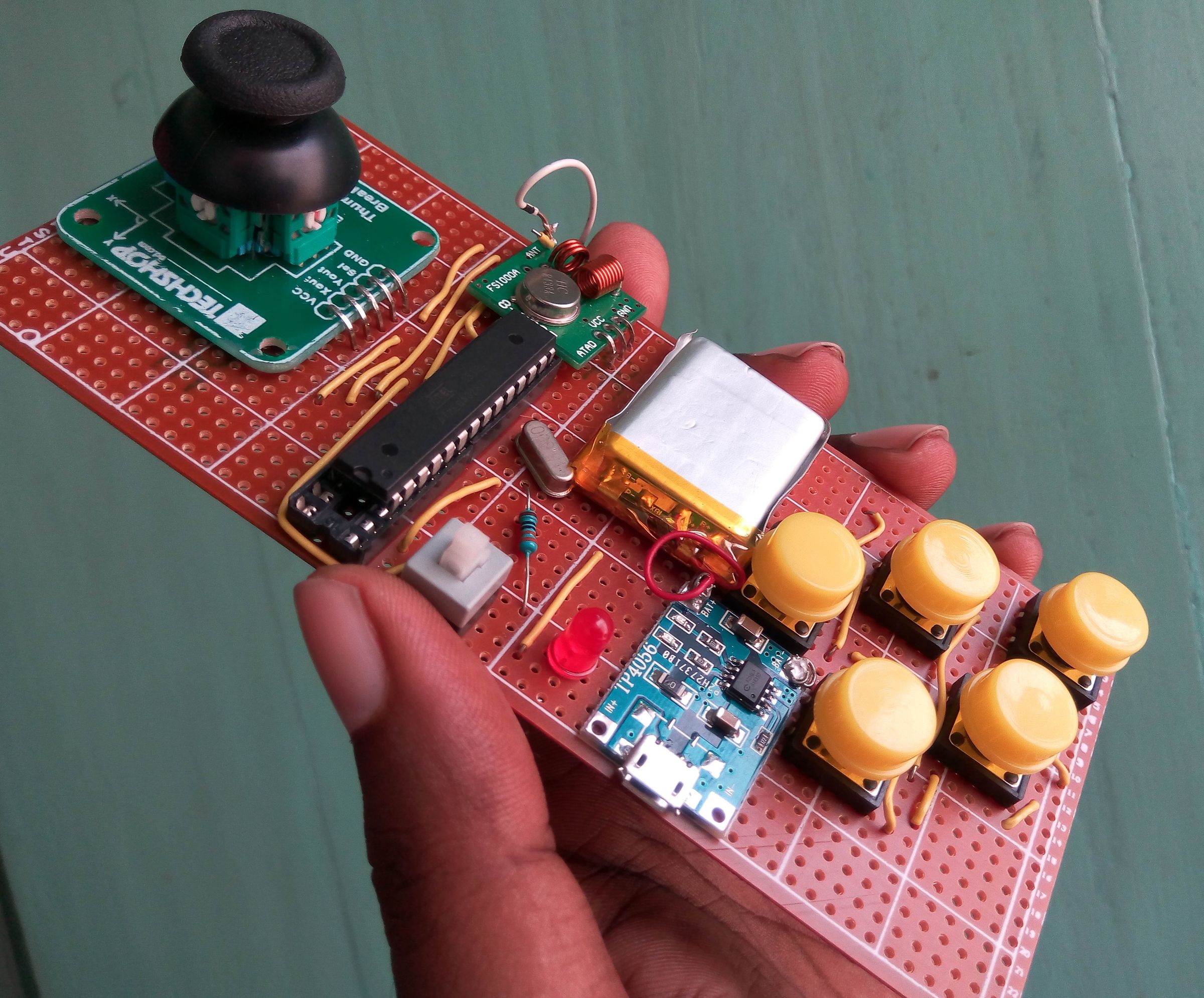 DIY Wireless Joystick (Wireless Gaming) : 11 Steps (with Pictures ...