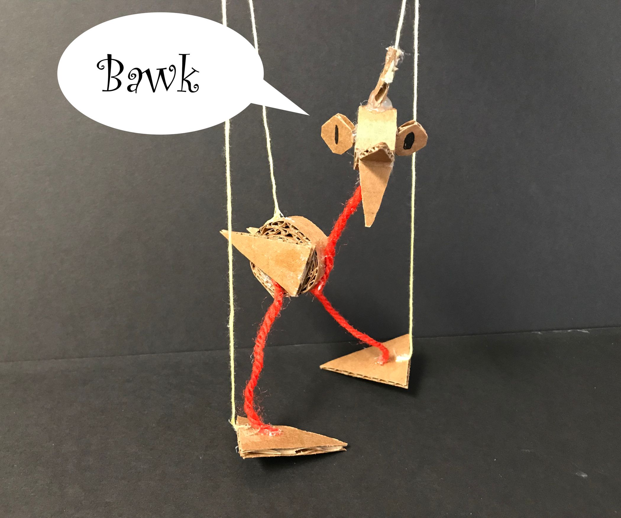 Crazy Cardboard Chicken Marionette : 5 Steps - Instructables