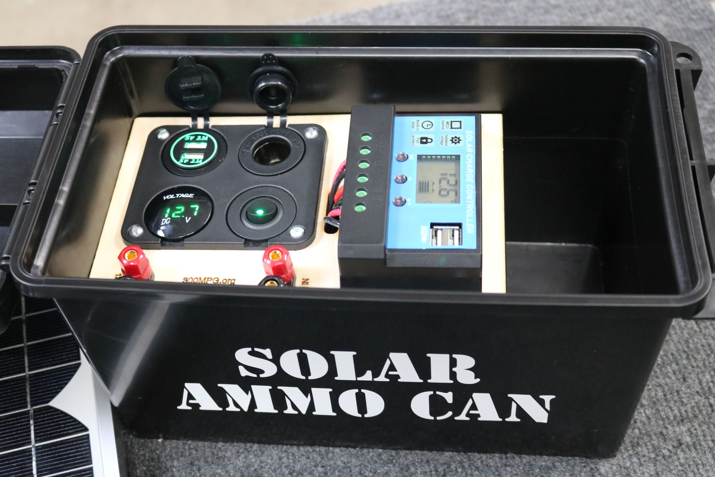 Ammo Can Solar Power Supply : 9 Steps (with Pictures) - Instructables