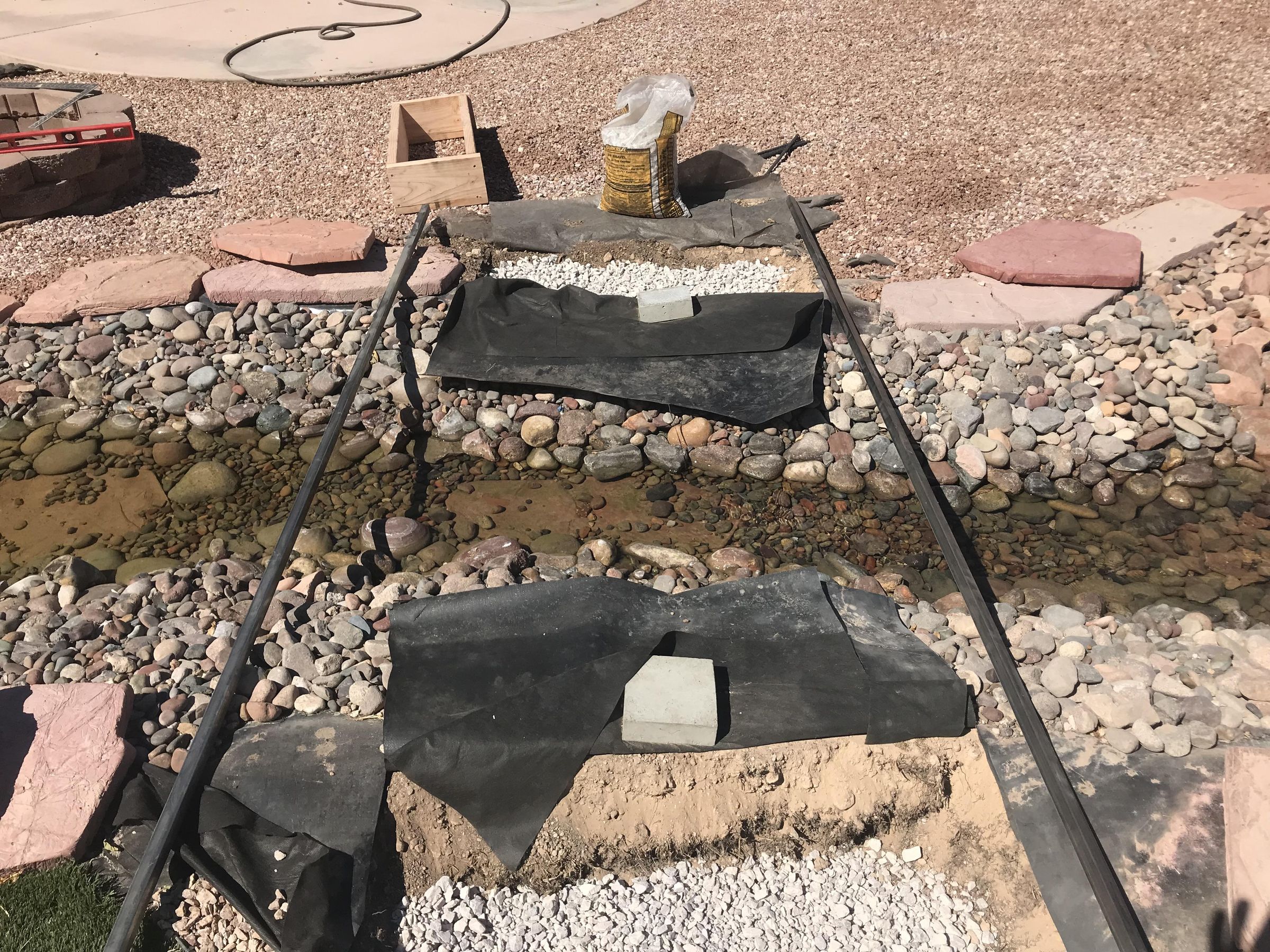 Simple Garden Bridge With Concrete Footings : 7 Steps (with Pictures ...