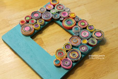 Upcycled Rolled Paper Frame! : 5 Steps (with Pictures) - Instructables