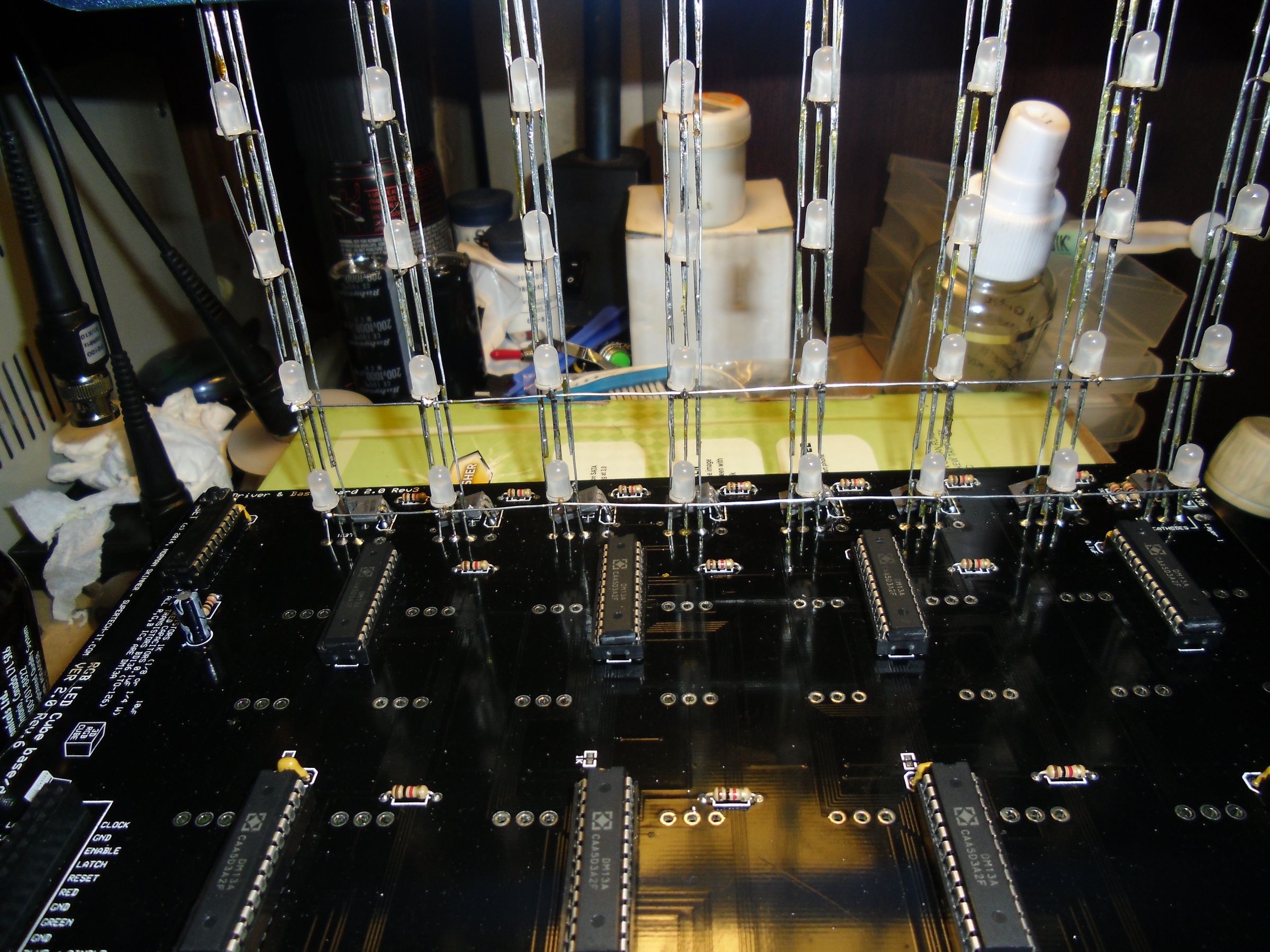 8X8X8 3D RGB LED Cube : 18 Steps (with Pictures) - Instructables