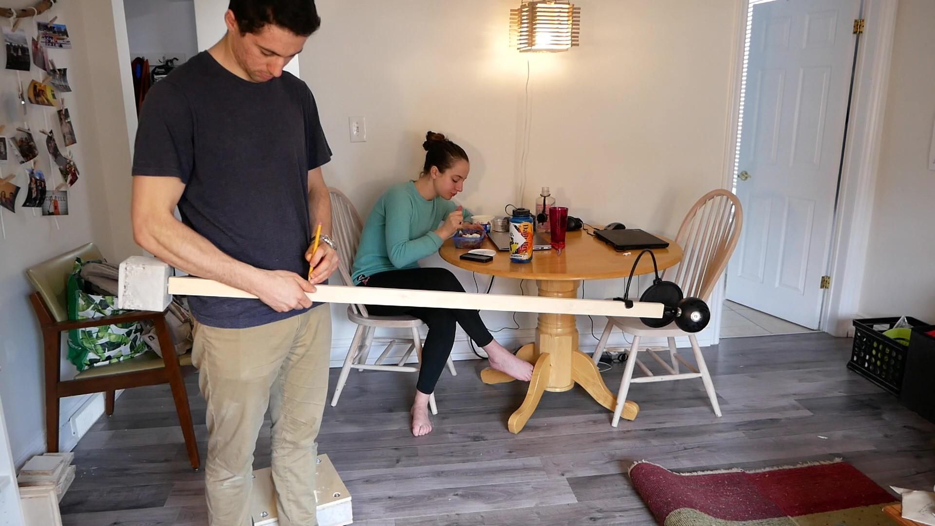 Concrete & Wood Counterweighted Mic Stand : 12 Steps (with Pictures ...