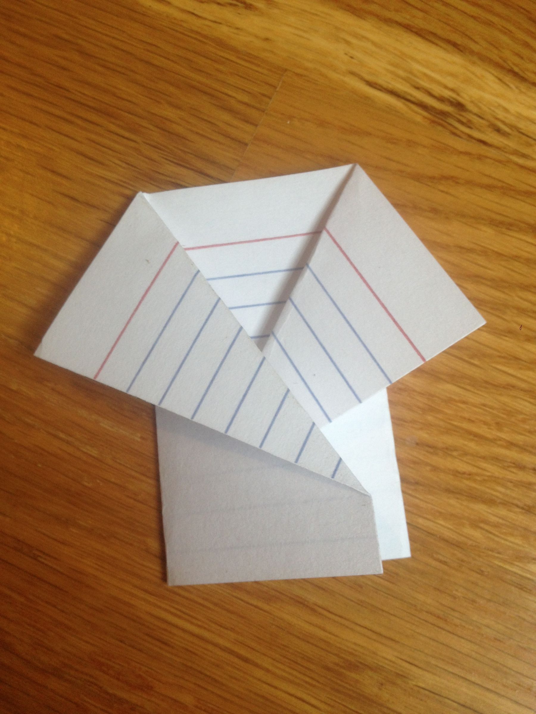 Origami Today From a Notecard : 5 Steps - Instructables