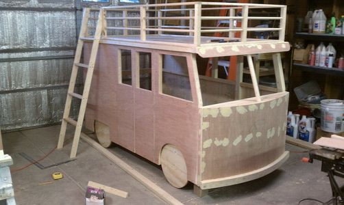The Micro-Bus Bunk Bed and Playhouse. : 14 Steps (with Pictures ...