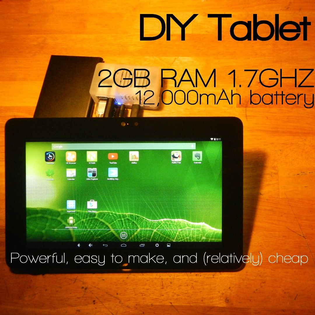 DIY Tablet: Powerful, Easy-to-make, (relatively) Cheap [Part 1: the ...