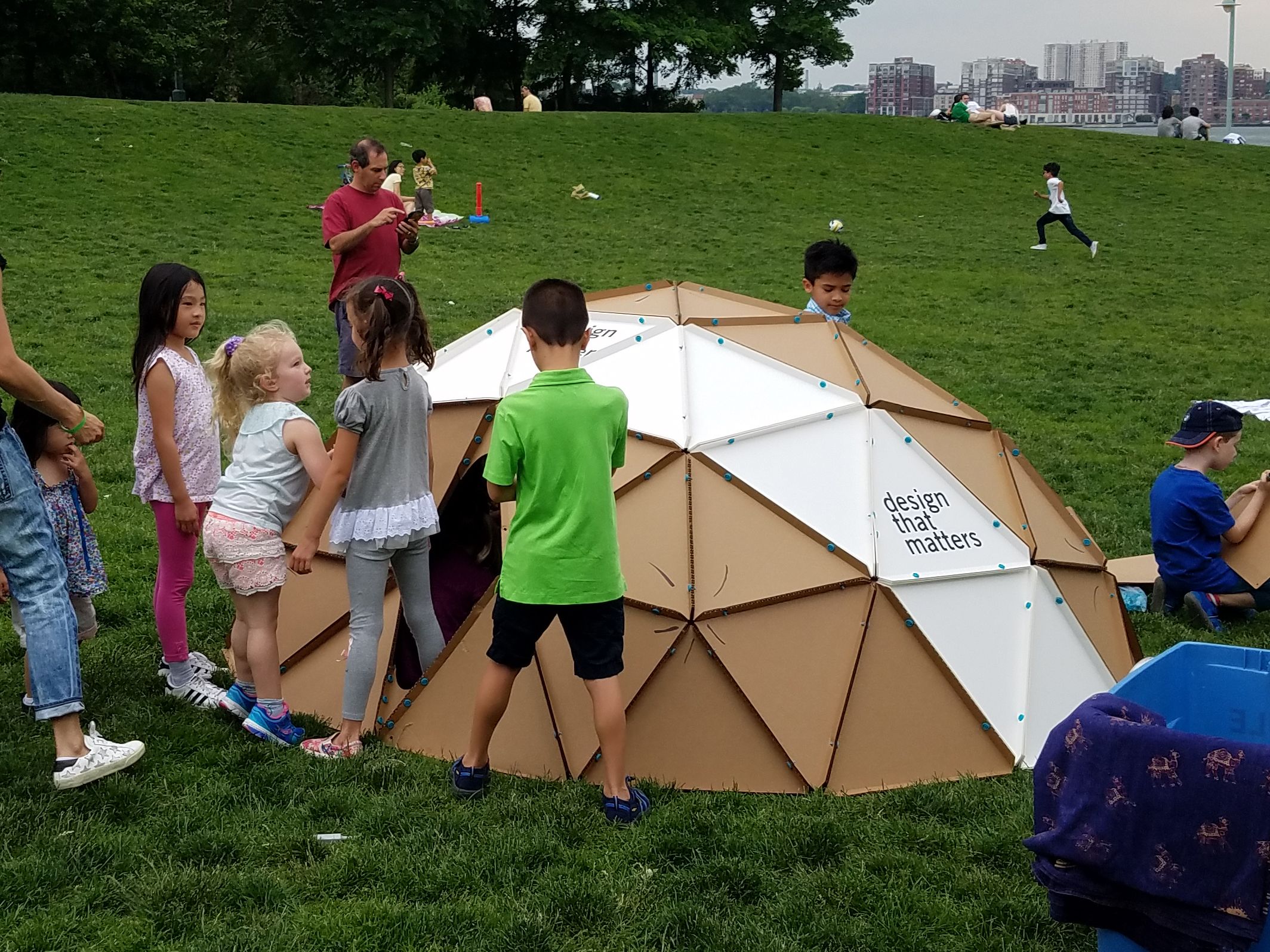 Geodesic Dome From Laser-Cut Cardboard : 4 Steps (with Pictures ...