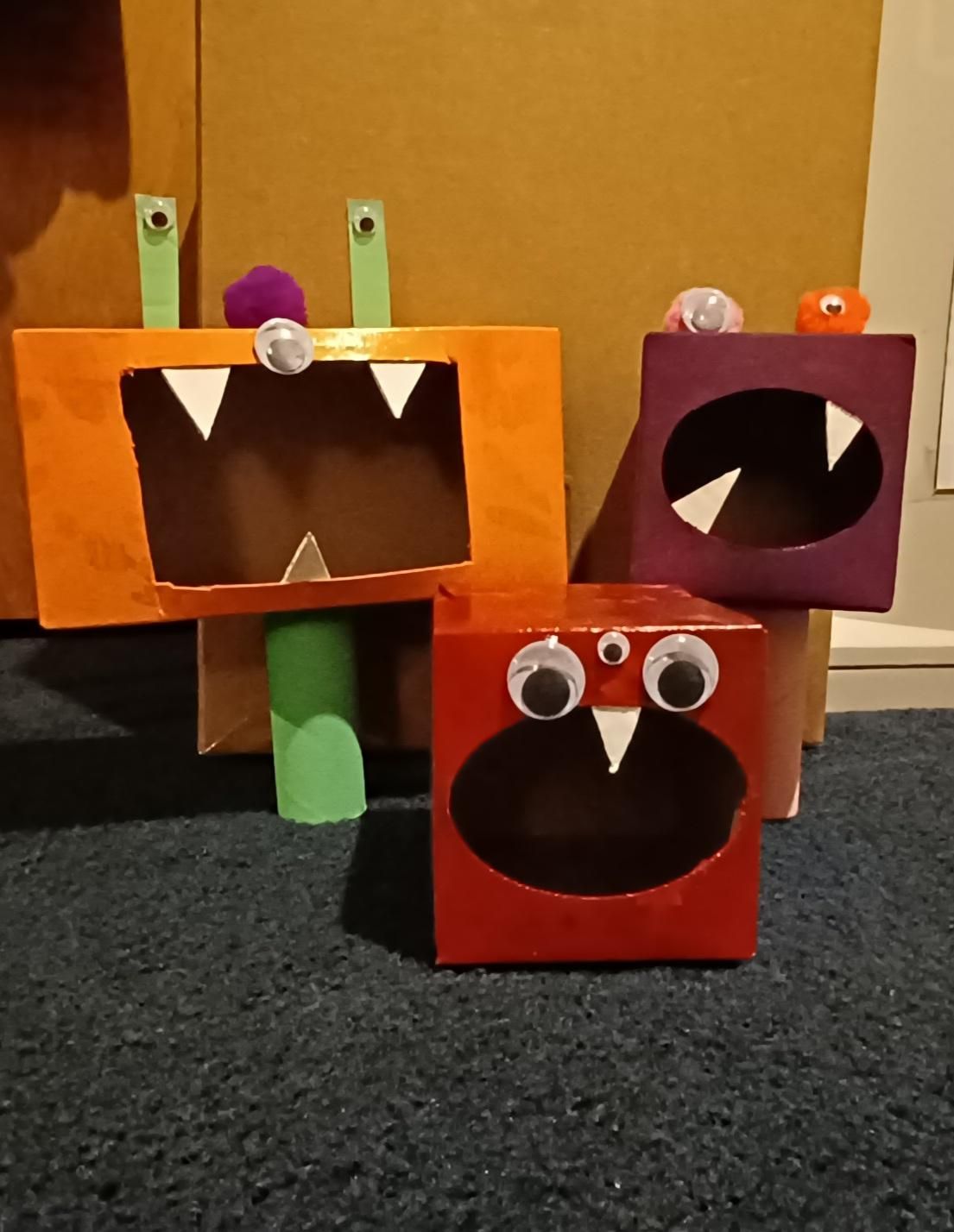 Monster Game Made Out of Tissue Boxes : 8 Steps (with Pictures ...
