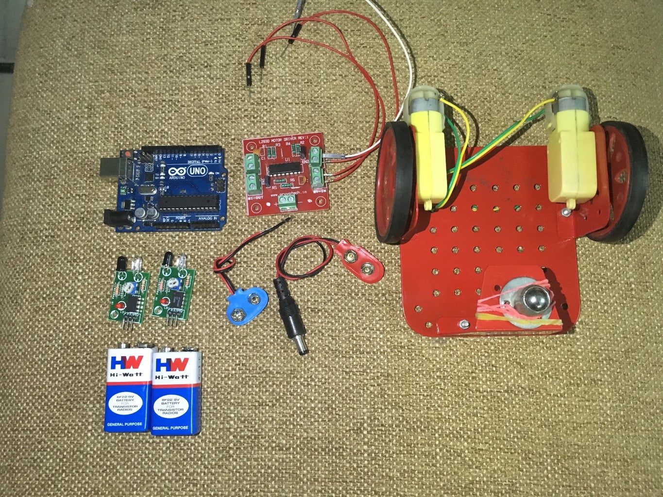 Obstacle Avoider Robot Using Arduino Uno And Ir Proximity Sensor 7