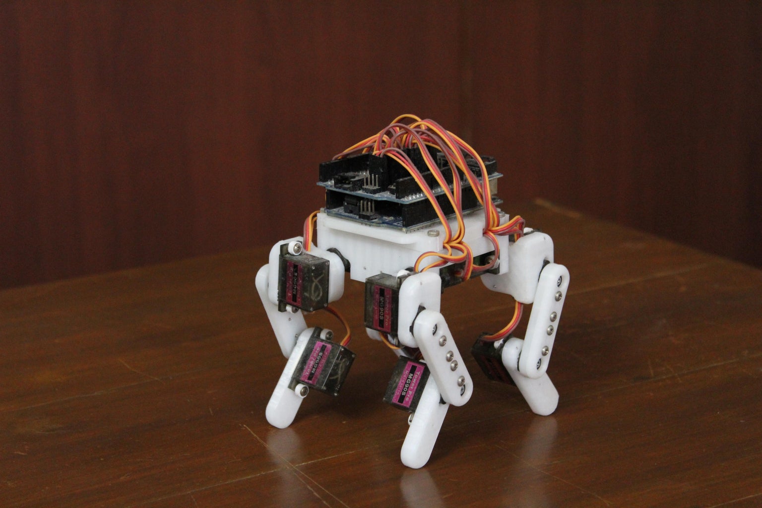 Arduino Powered Micro Quadruped 13 Steps With Pictures Instructables