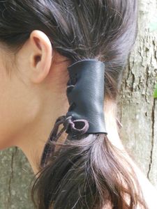 DIY Leather Pigtail Holders : 5 Steps (with Pictures) - Instructables