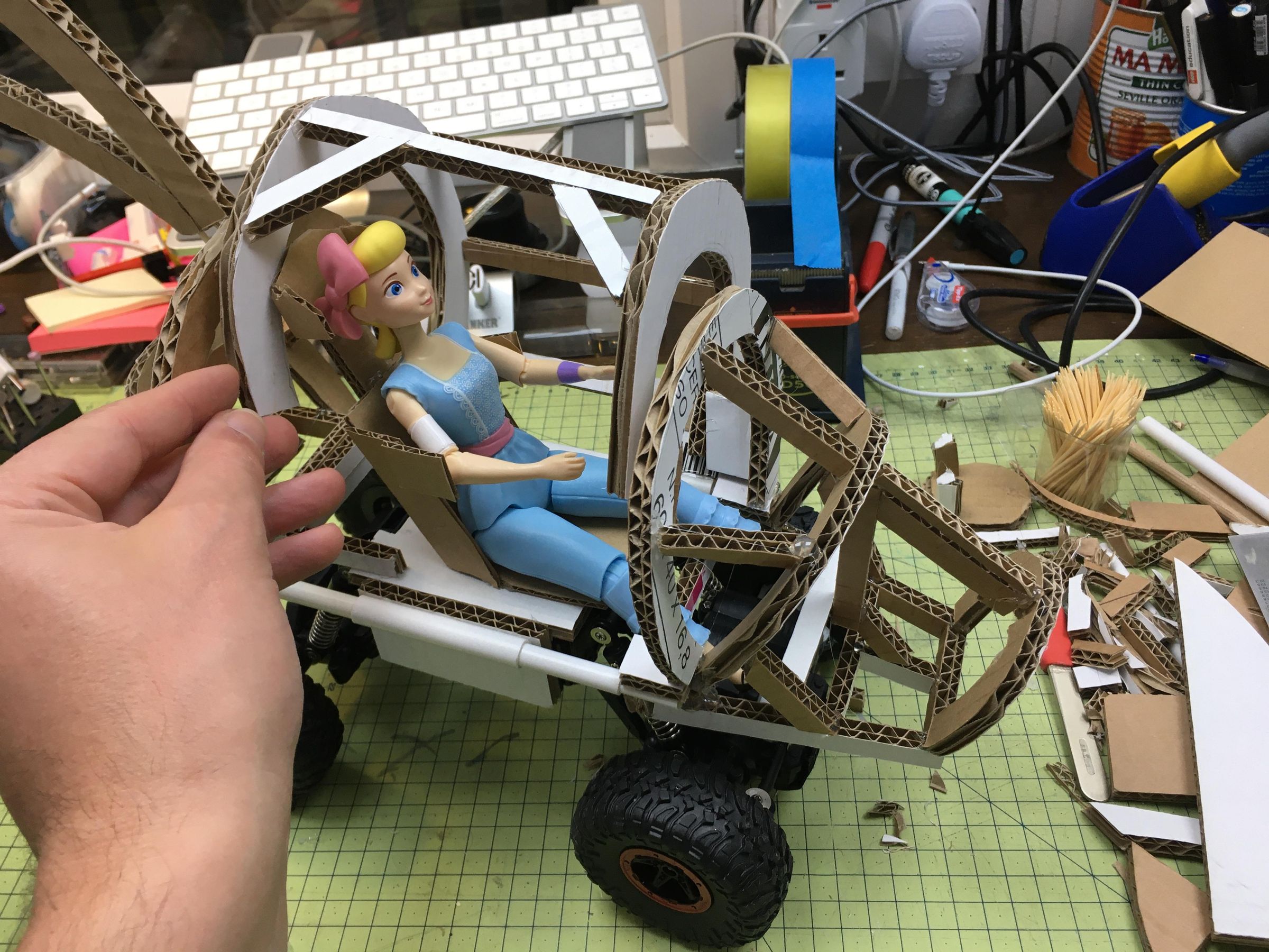 Bo Peep's Skunk Mobile - Remote Control Plushy : 77 Steps (with ...