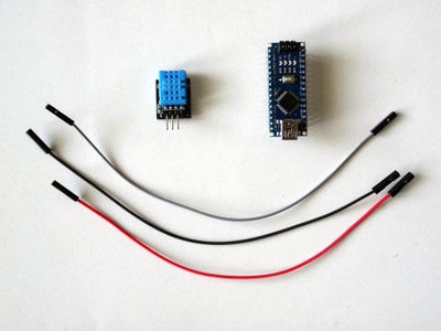 Arduino Nano: Temperature and Humidity DHT11/DHT21/DHT22 Sensor Module With Visuino : 7 Steps ...