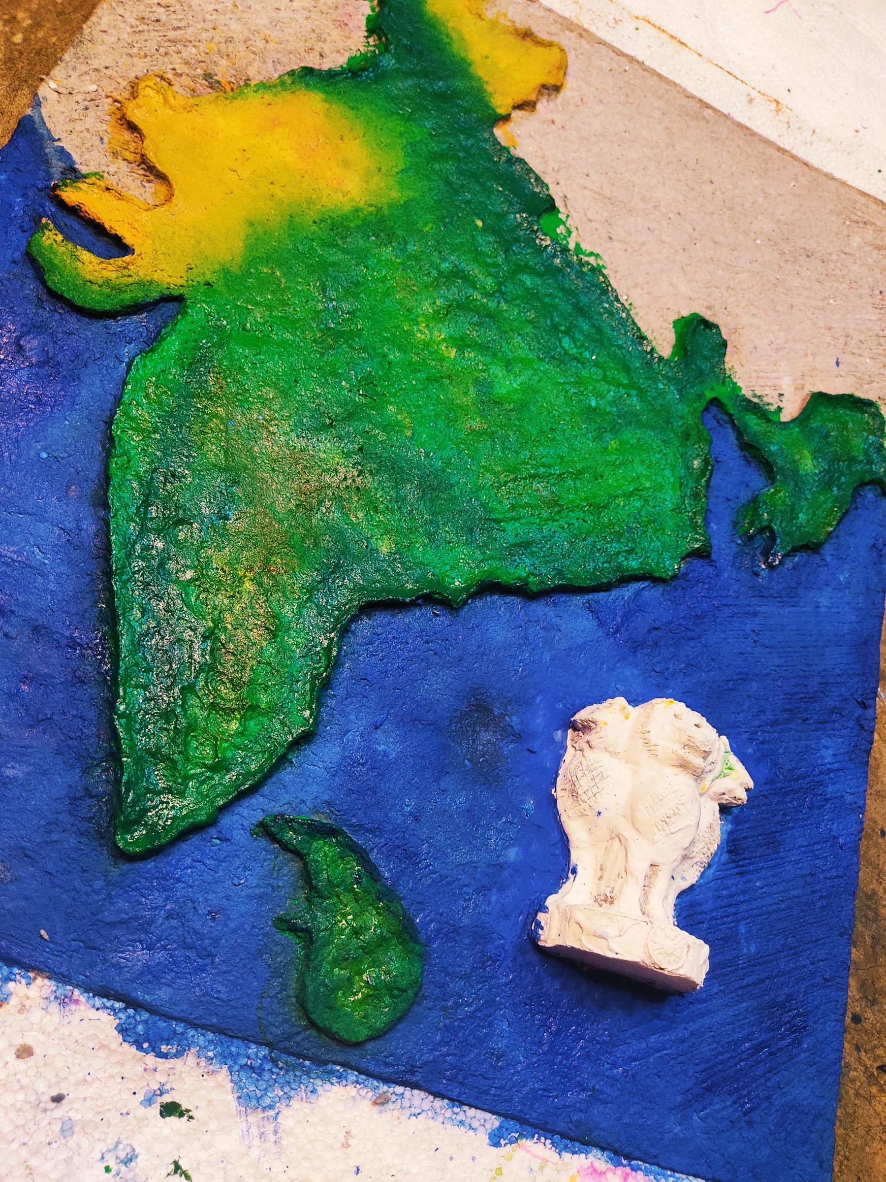 Map of India With Paper Mache : 6 Steps (with Pictures) - Instructables