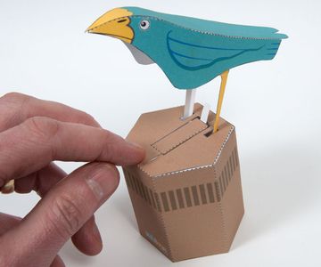 Paper Bird. Pendulum Powered Paper Project : 15 Steps (with Pictures ...