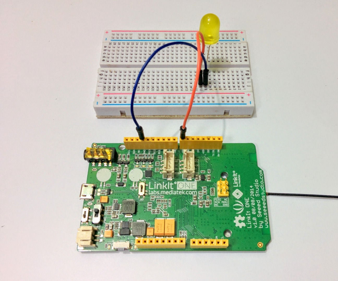Linkit One Blynk Iot 6 Steps Instructables 6223