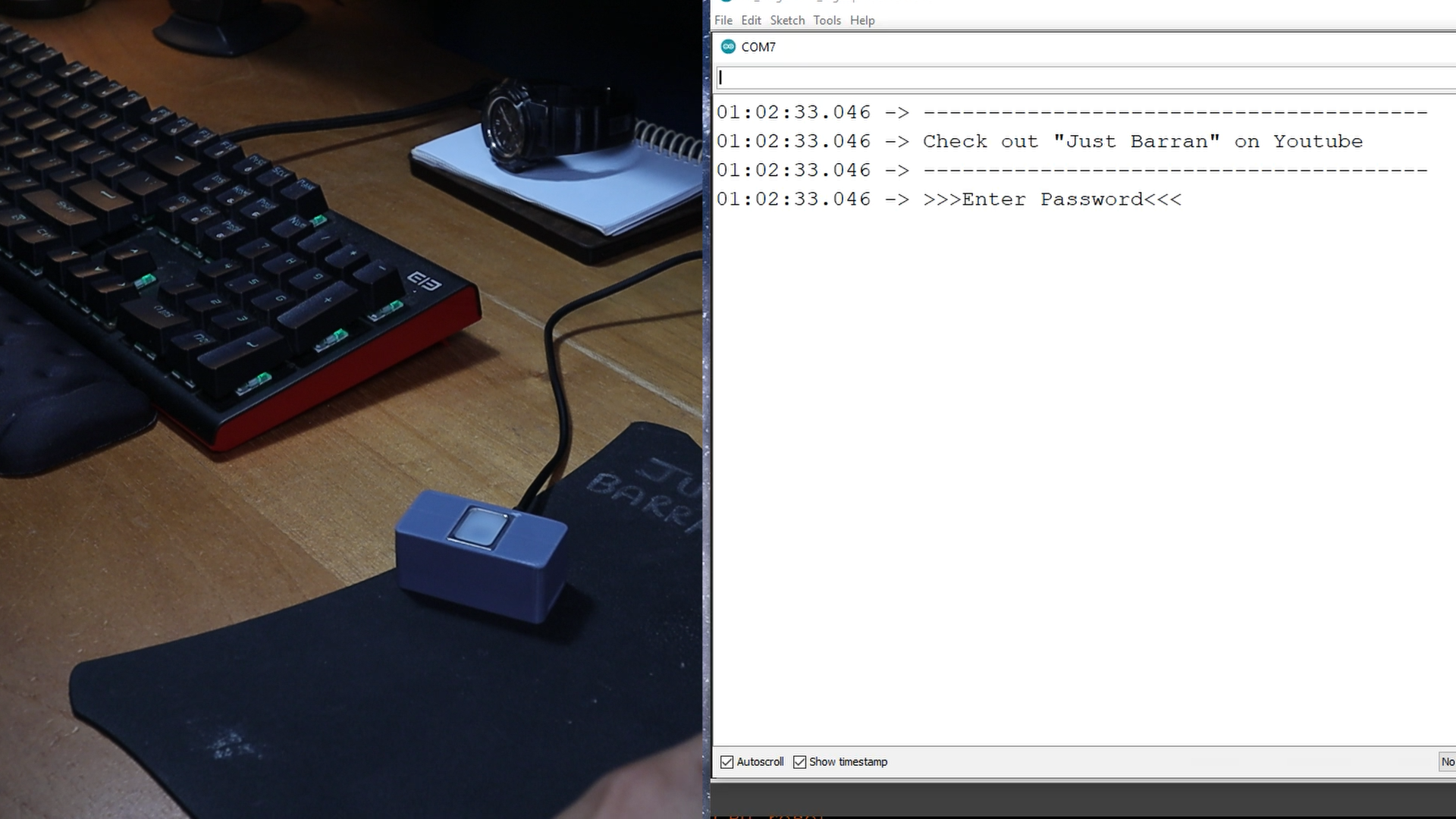 DIY Fingerprint Login for Any Computer (xiao + Arduino + Gt521f32) : 7 Steps (with Pictures ...