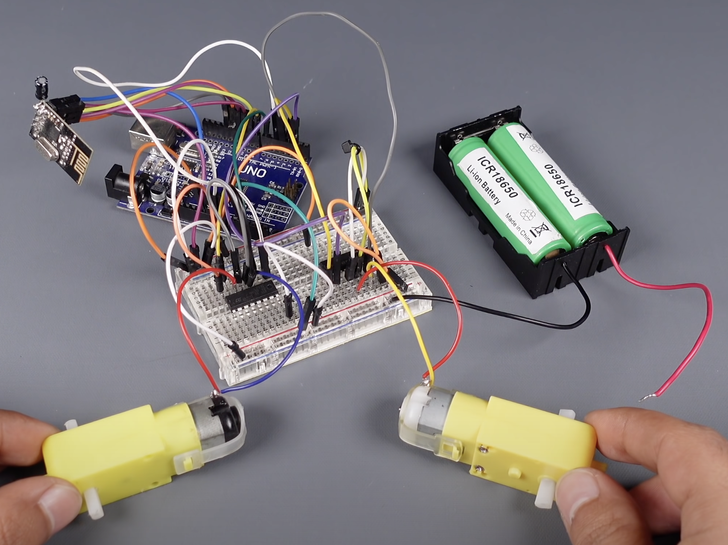 Wireless Arduino Motor Driver and Joystick Controller (nRF24L01 and ...