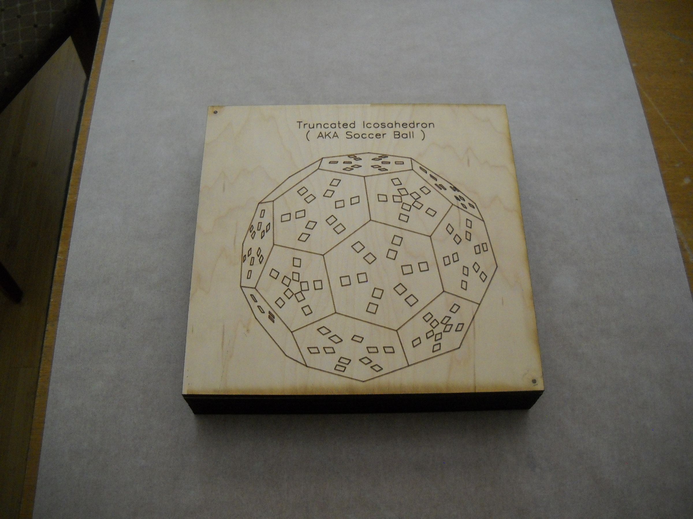 Wooden Truncated Icosahedron Puzzle : 6 Steps (with Pictures ...