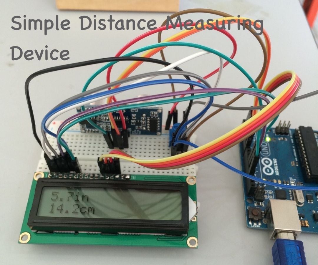 Simple Distance Measuring Device 4 Steps With Pictures Instructables
