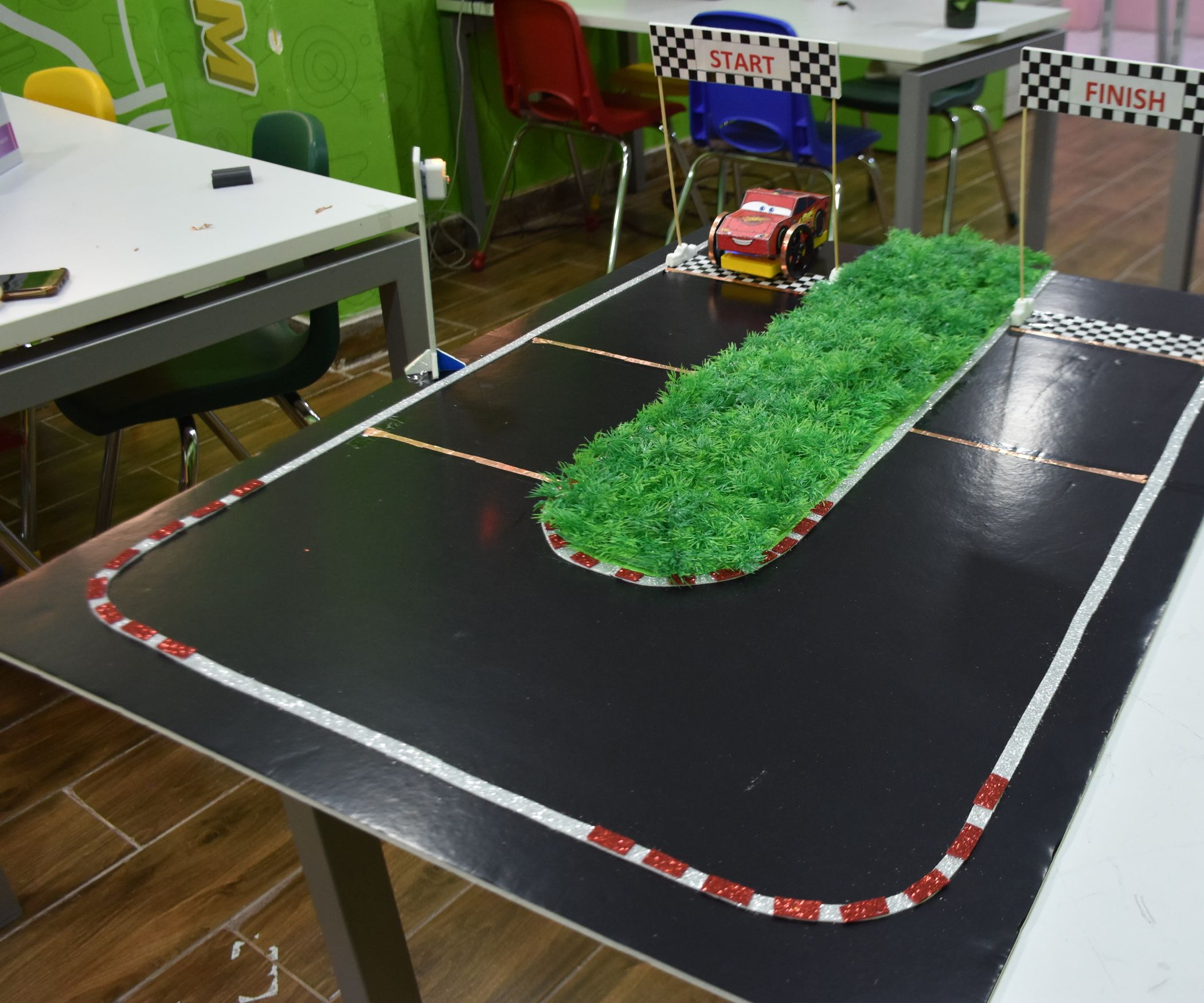 Smart Racing Track With (SAM Lab + Makey Makey + Scratch) : 5 Steps ...