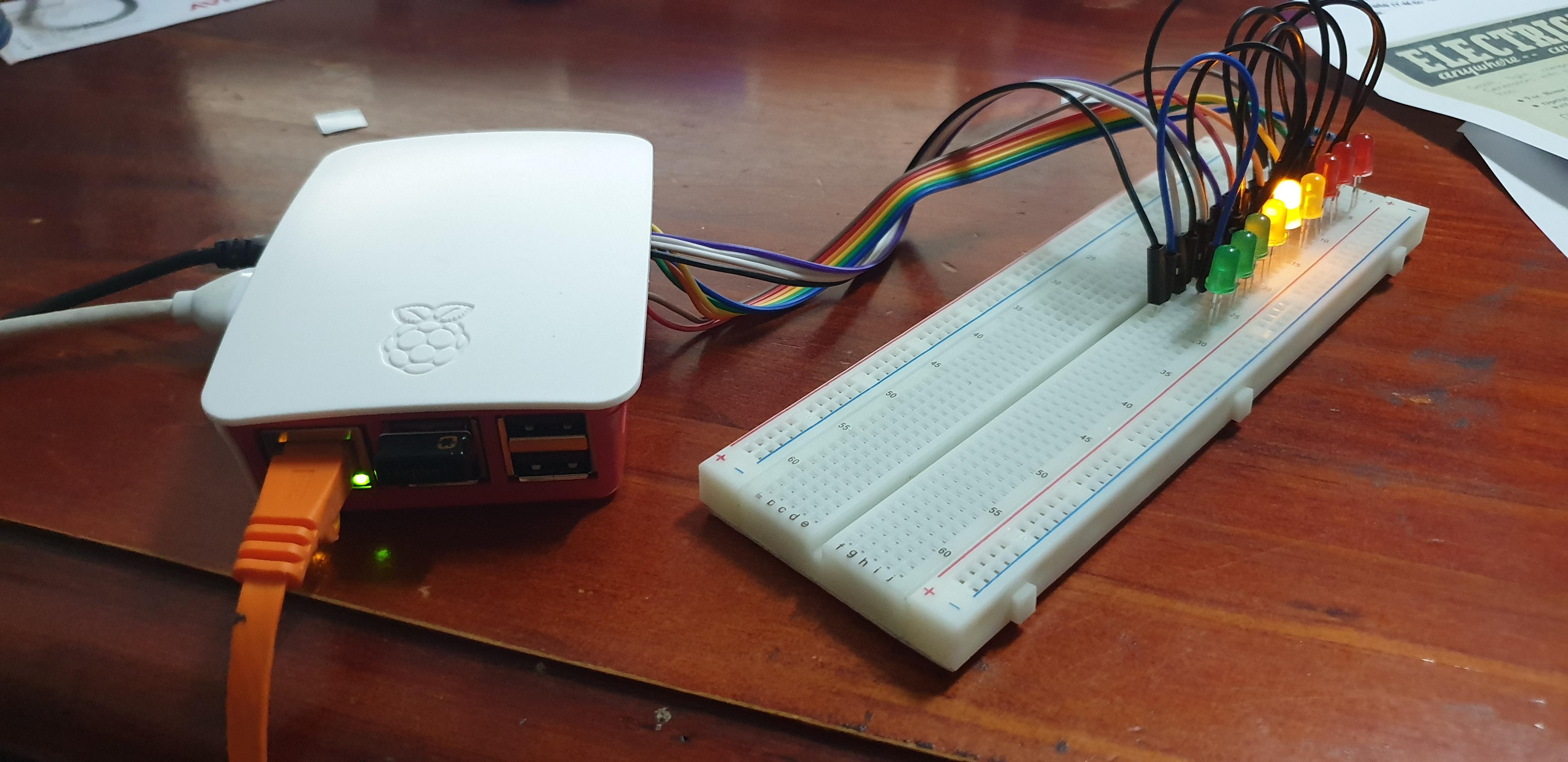 LED Chaser Using Raspberry Pi : 4 Steps (with Pictures) - Instructables