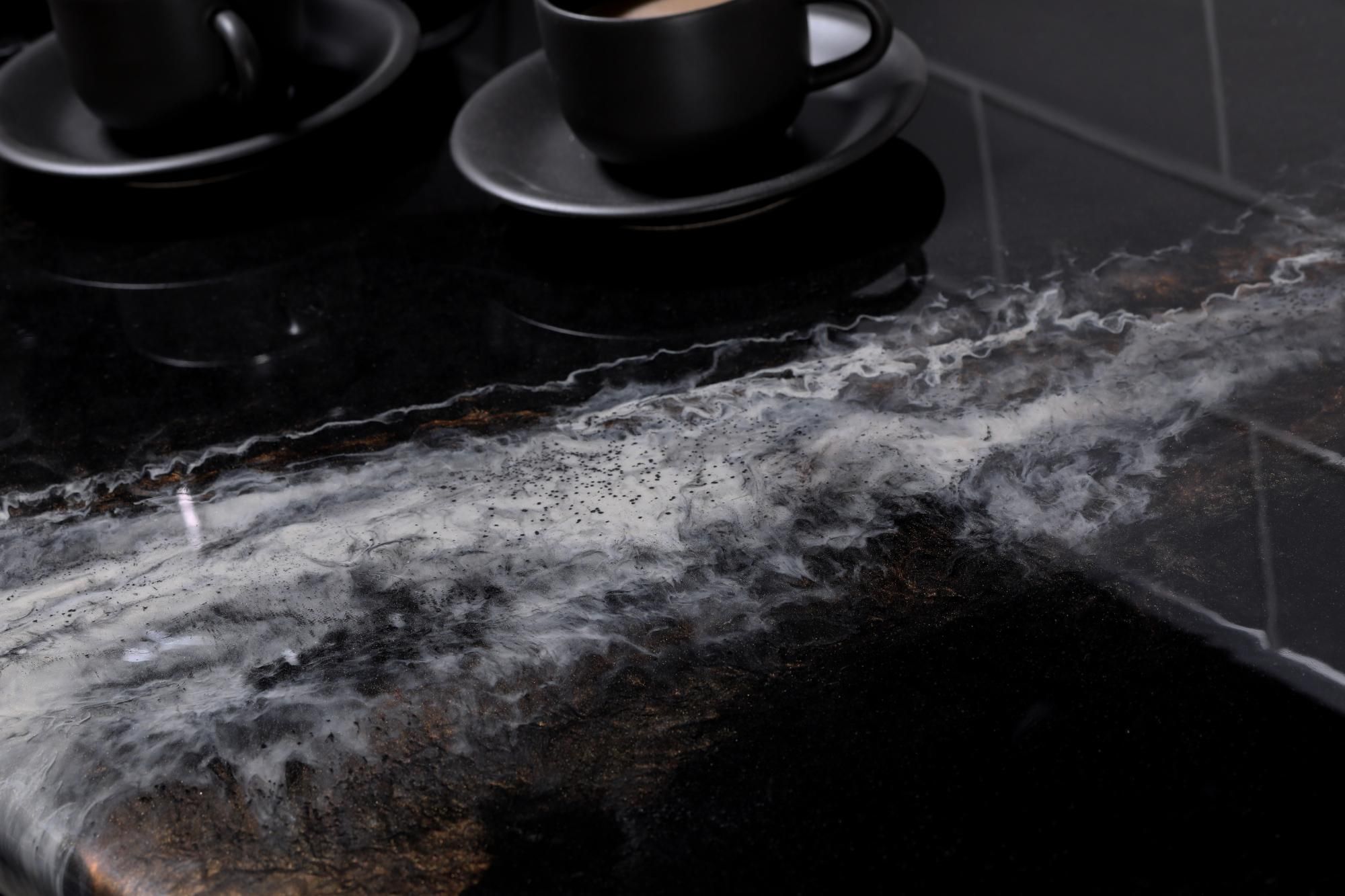 DIY Resin Countertops Using Clear Epoxy Coating Resin and Pigments : 11 ...