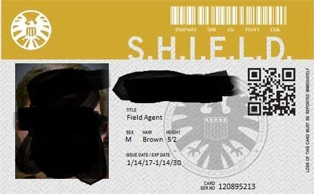 S.H.I.E.L.D. Personalized I.D. : 3 Steps - Instructables