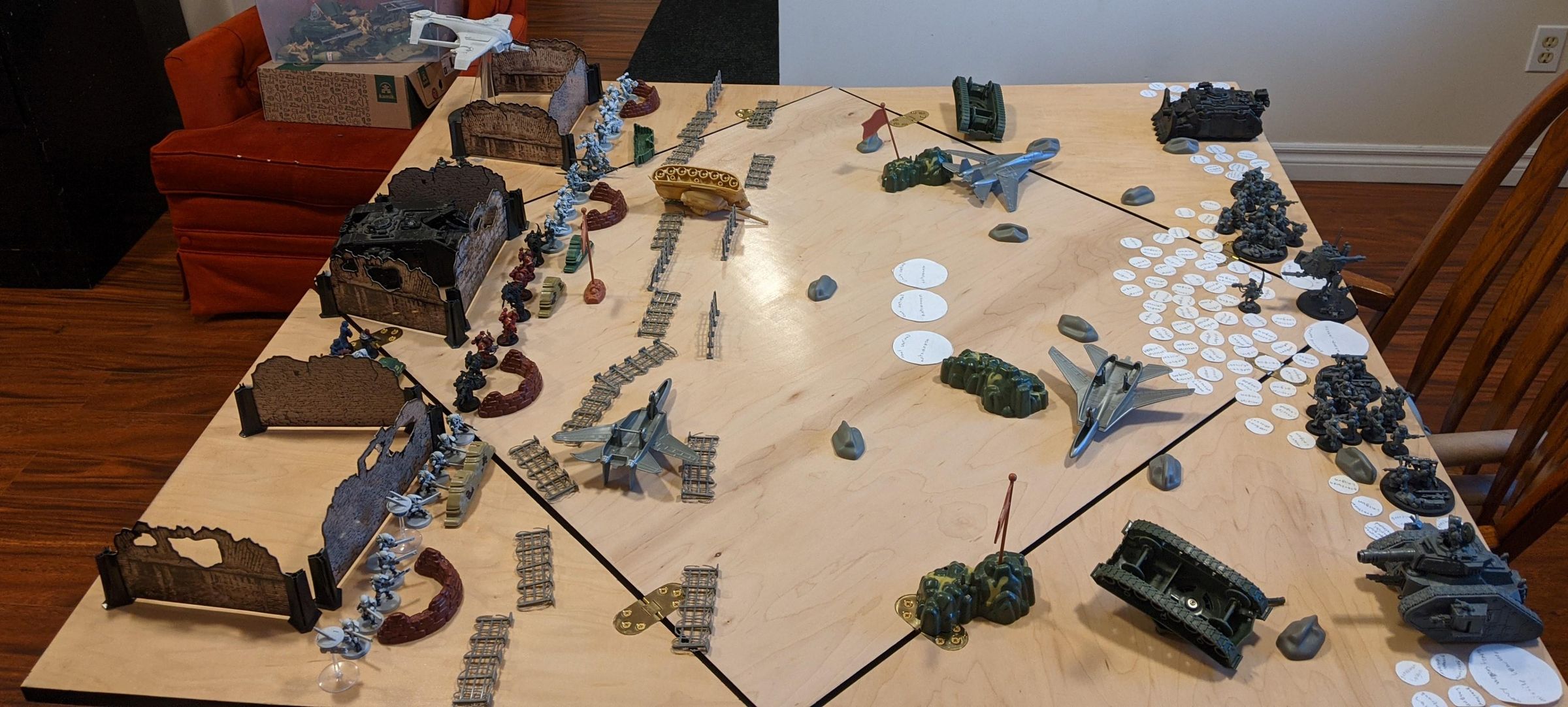 Space Saving Expandable Table for Tabletop and Board Games : 25 Steps ...