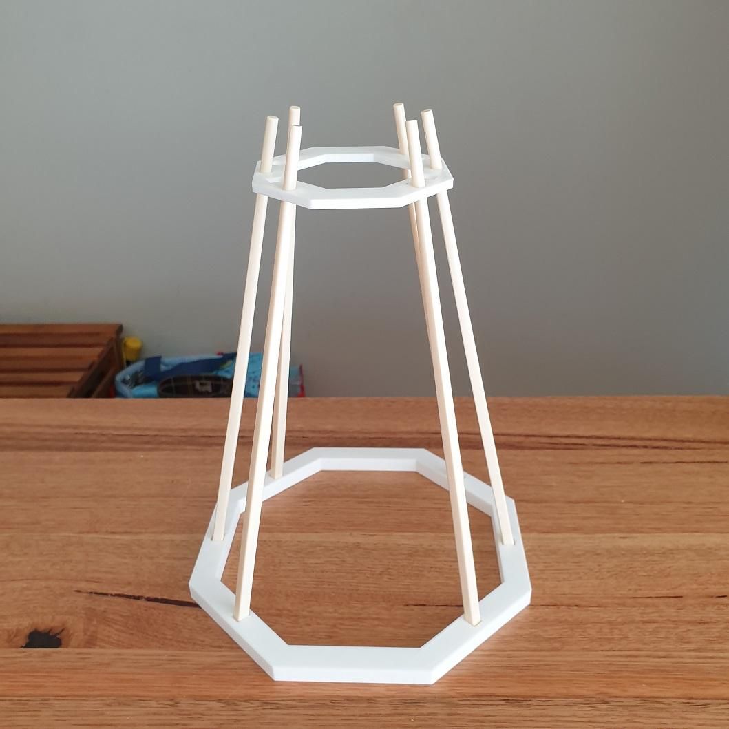 Recycled Chopsticks Flower/plant Stand : 7 Steps (with Pictures ...