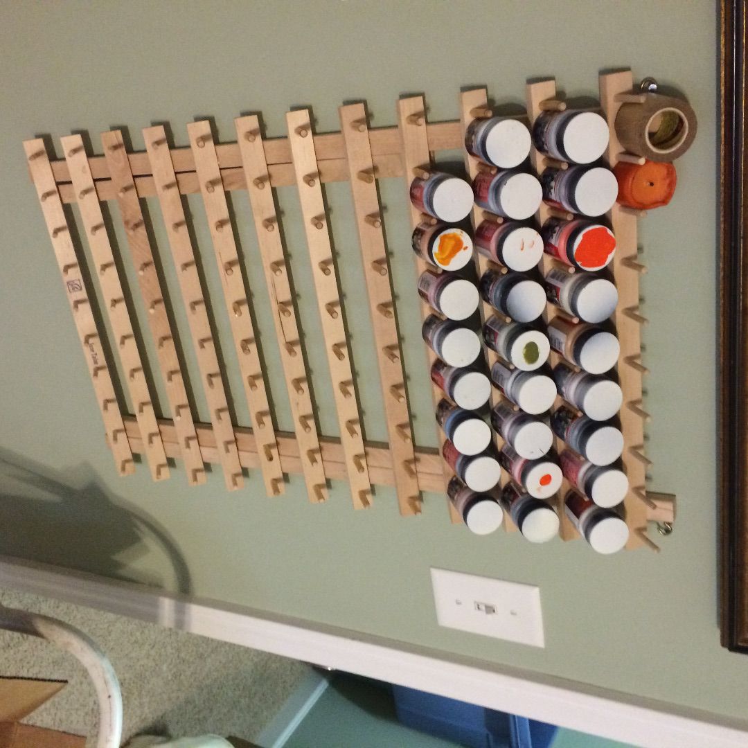 Craft or Model Paint Storage Rack on the Cheap : 3 Steps (with Pictures ...