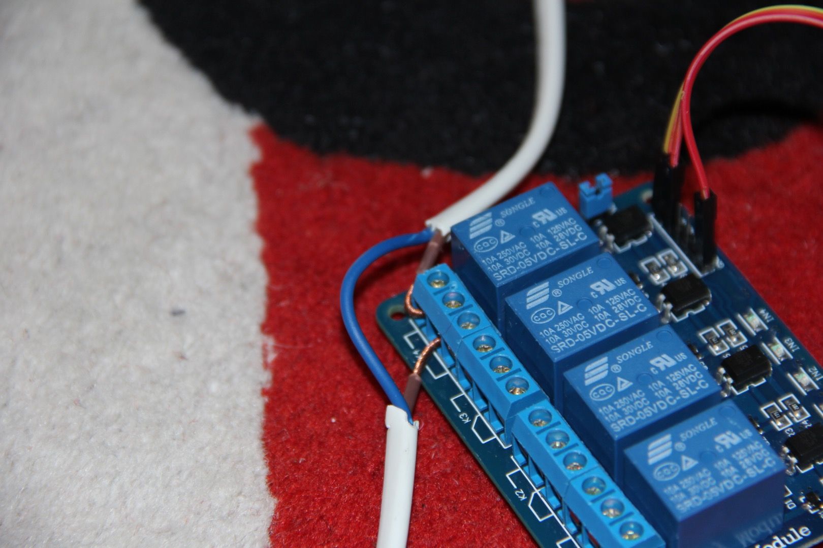 Controlling 120-240 VAC With a Relay Using Arduino : 5 Steps ...