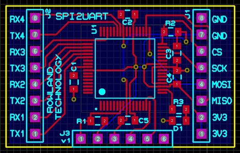 SPI to 4 X UART Bridge (MULTIUART) : 6 Steps - Instructables