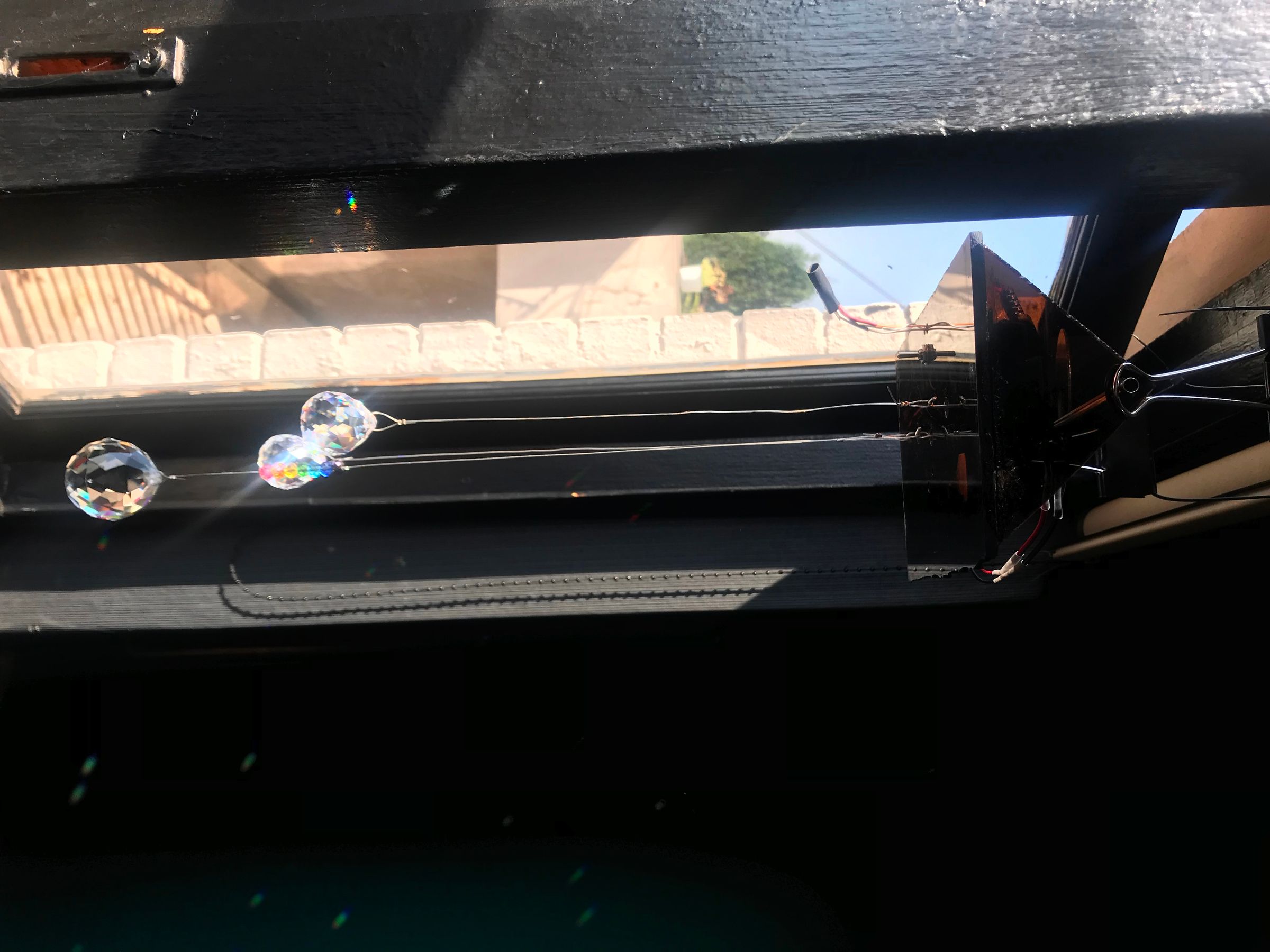 Solar Powered Crystal Spinner - Simple, Brilliant Customisable LDR ...