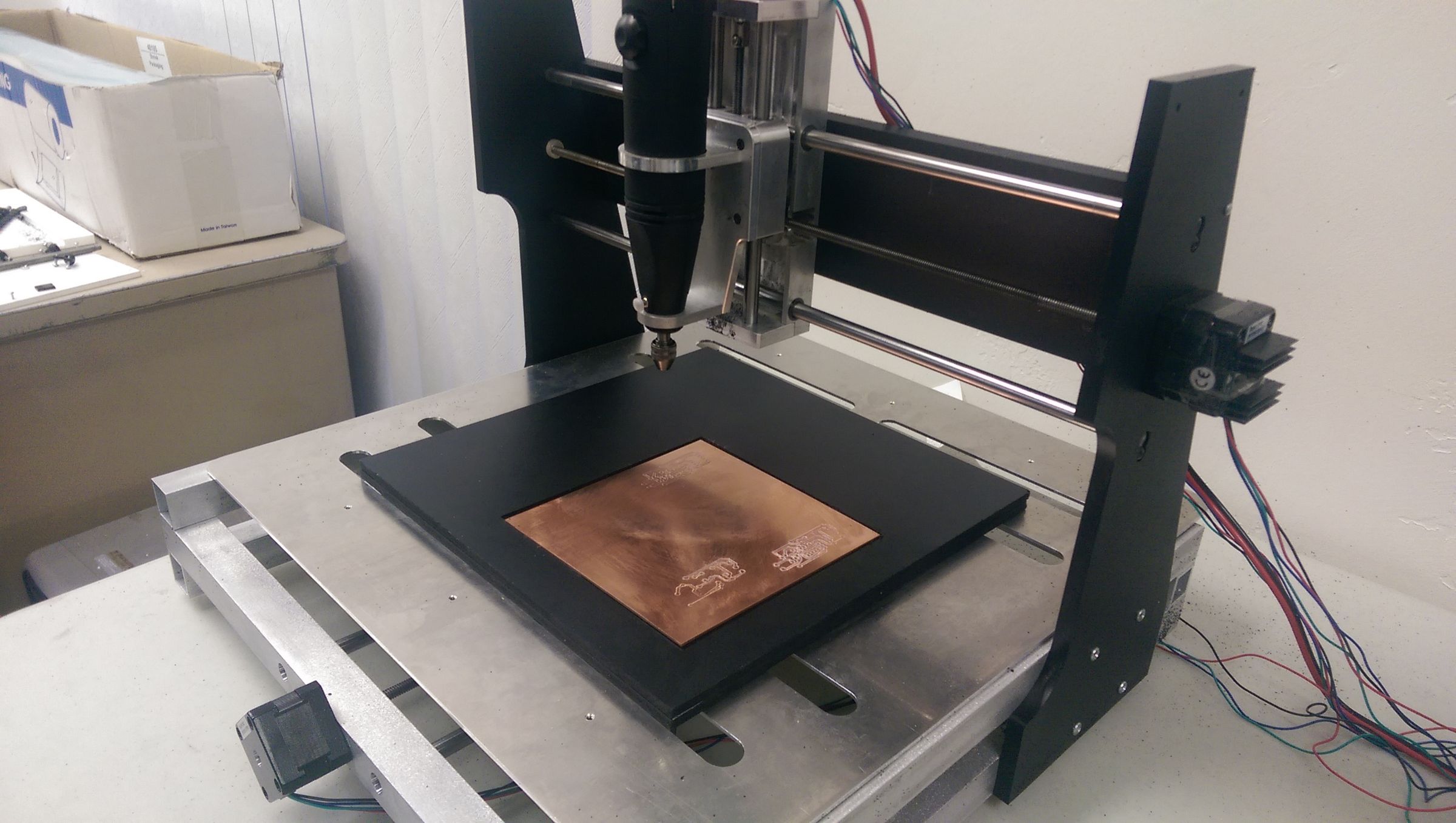 PCB Isolation Track Milling With MyDIYCNC Desktop CNC Machine : 7 Steps ...