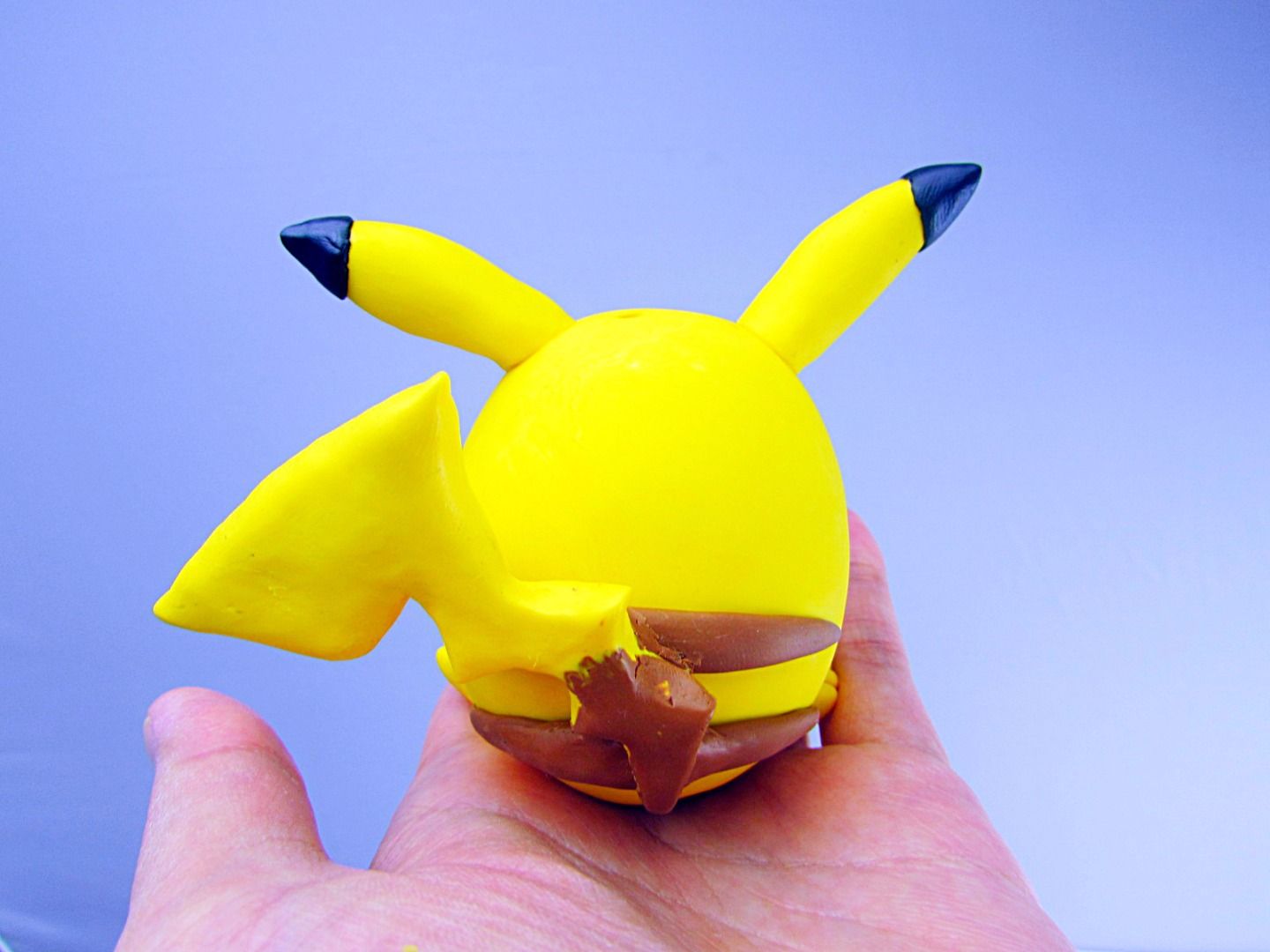 Pikachu Pokemon Polymer Clay Egg Figurine : 5 Steps (with Pictures ...