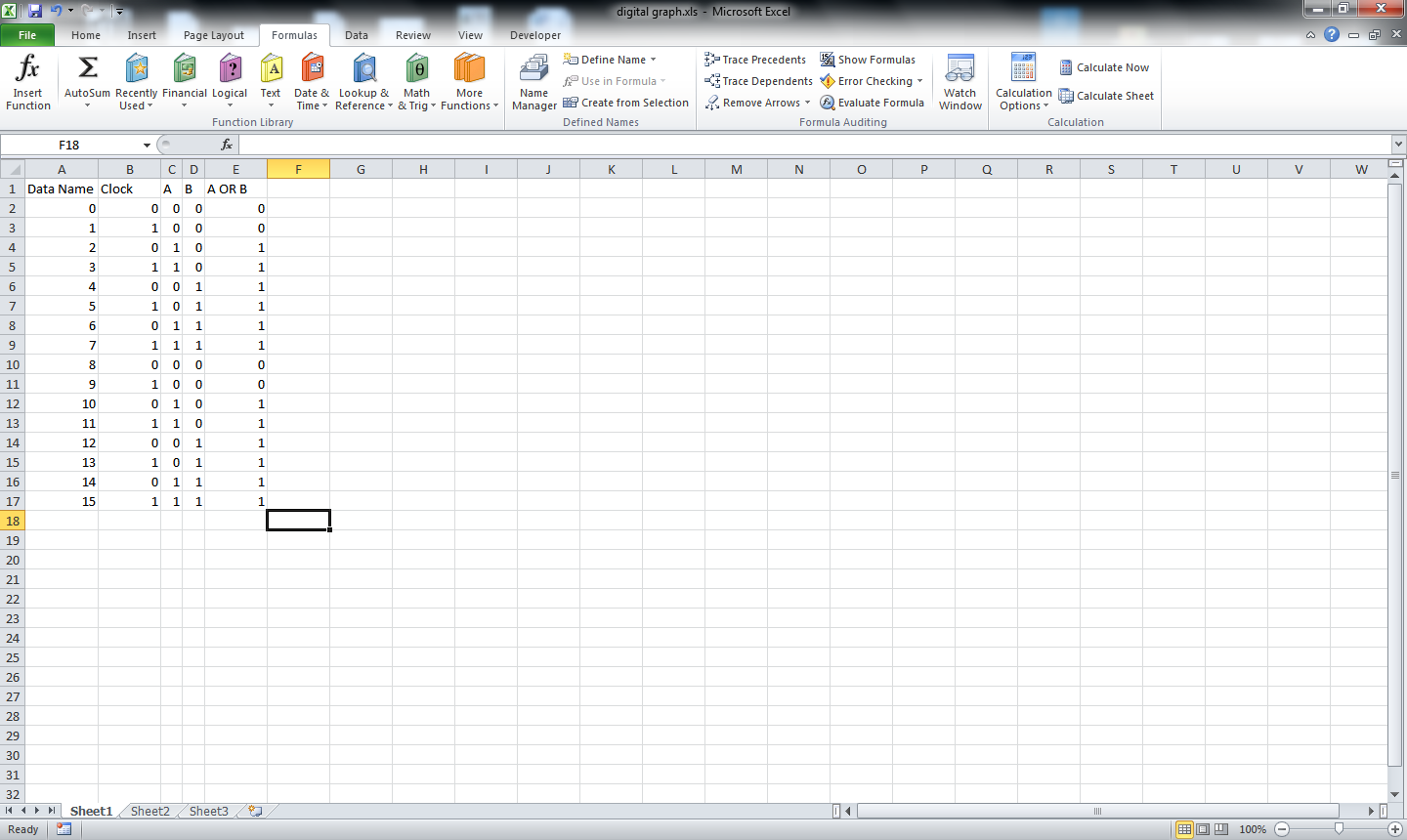 Make Digital/truth Table Graphs in Excel : 7 Steps - Instructables
