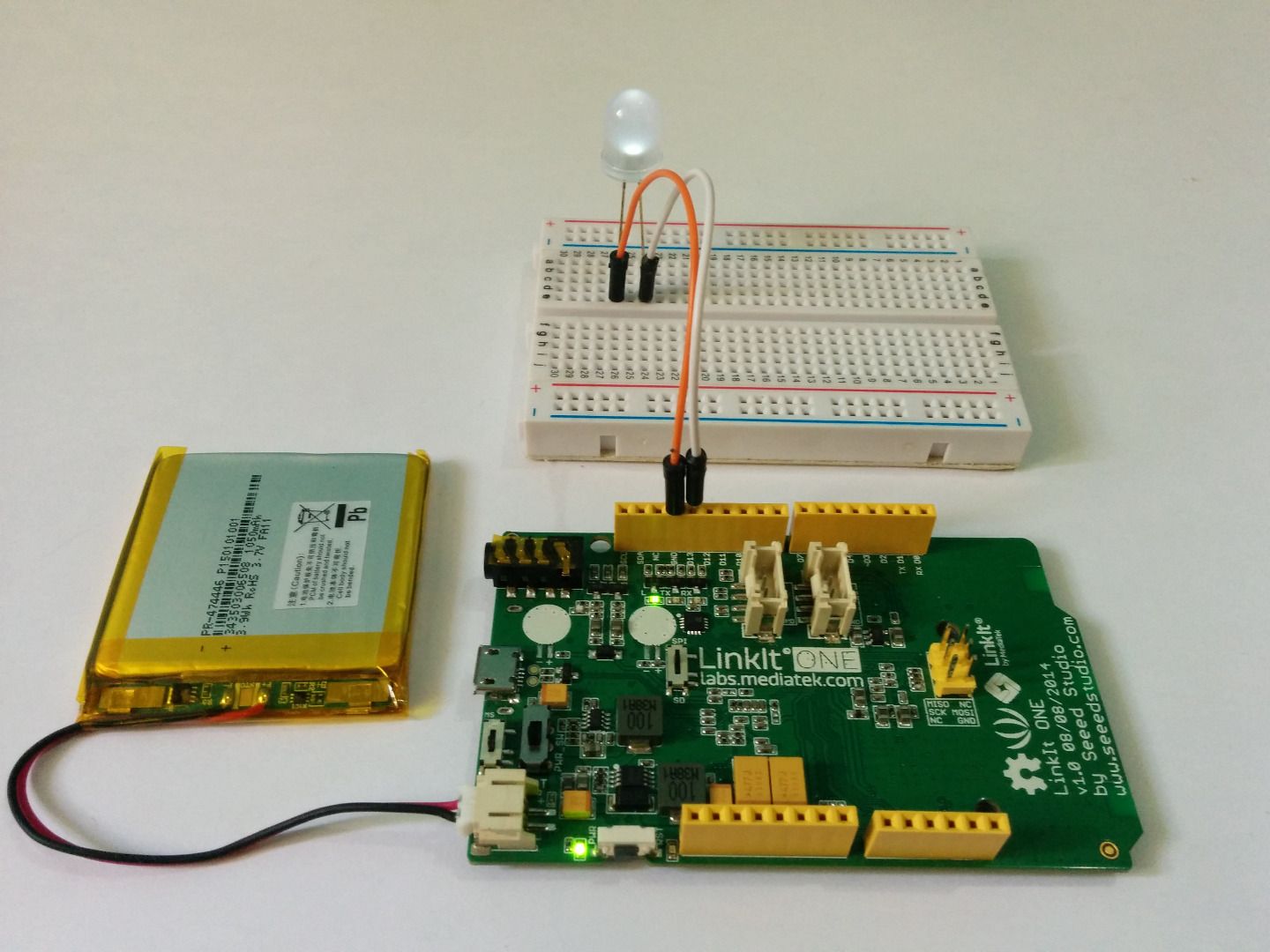 Getting Started With LinkIt One - LEDs : 5 Steps (with Pictures) - Instructables
