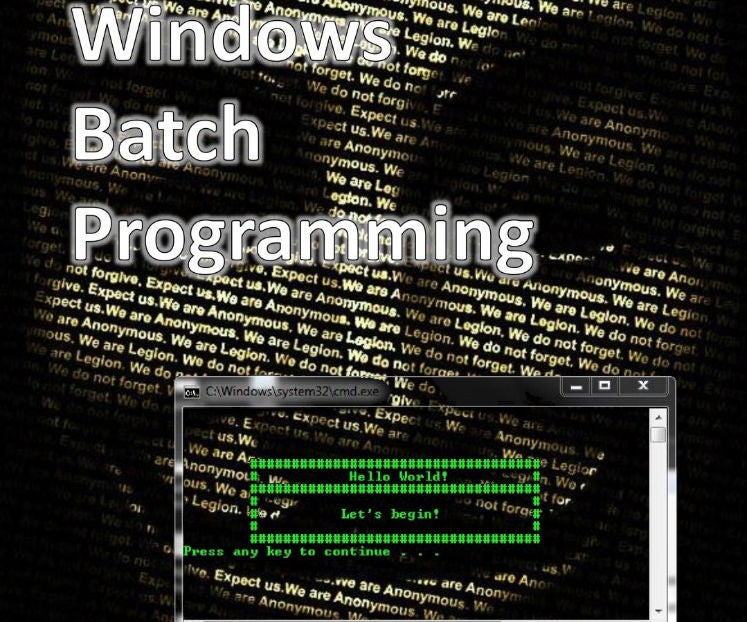 Windows Batch Programming - Instructables Windows Batch Programming - Instructables