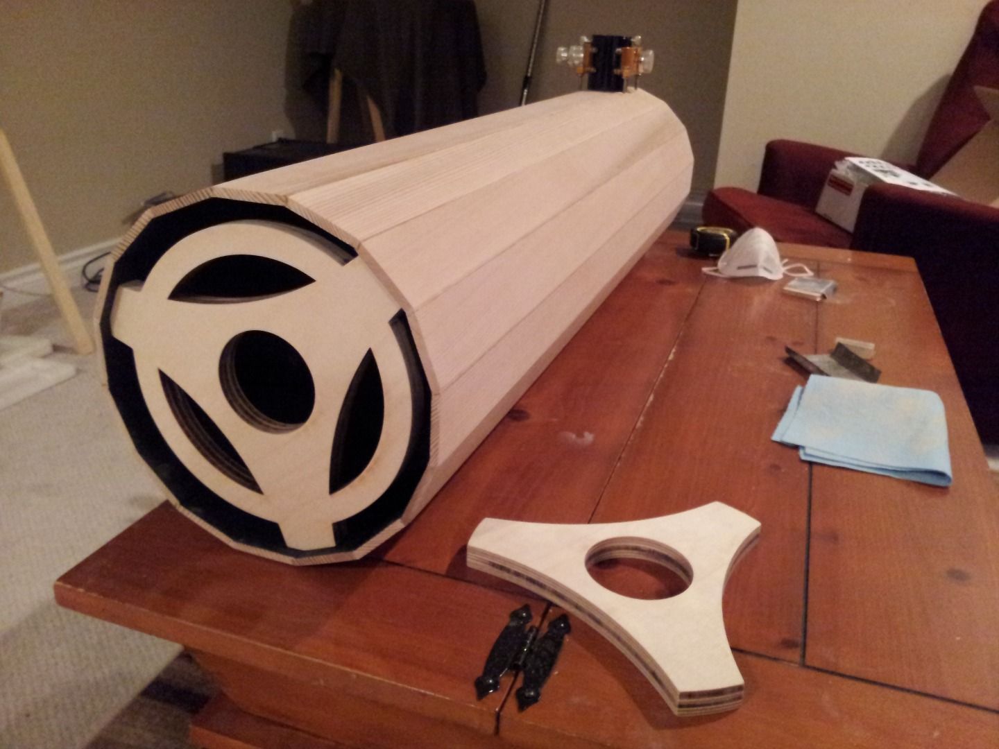 Wooden Telescope Part 2: Tube and Mount : 14 Steps (with Pictures ...