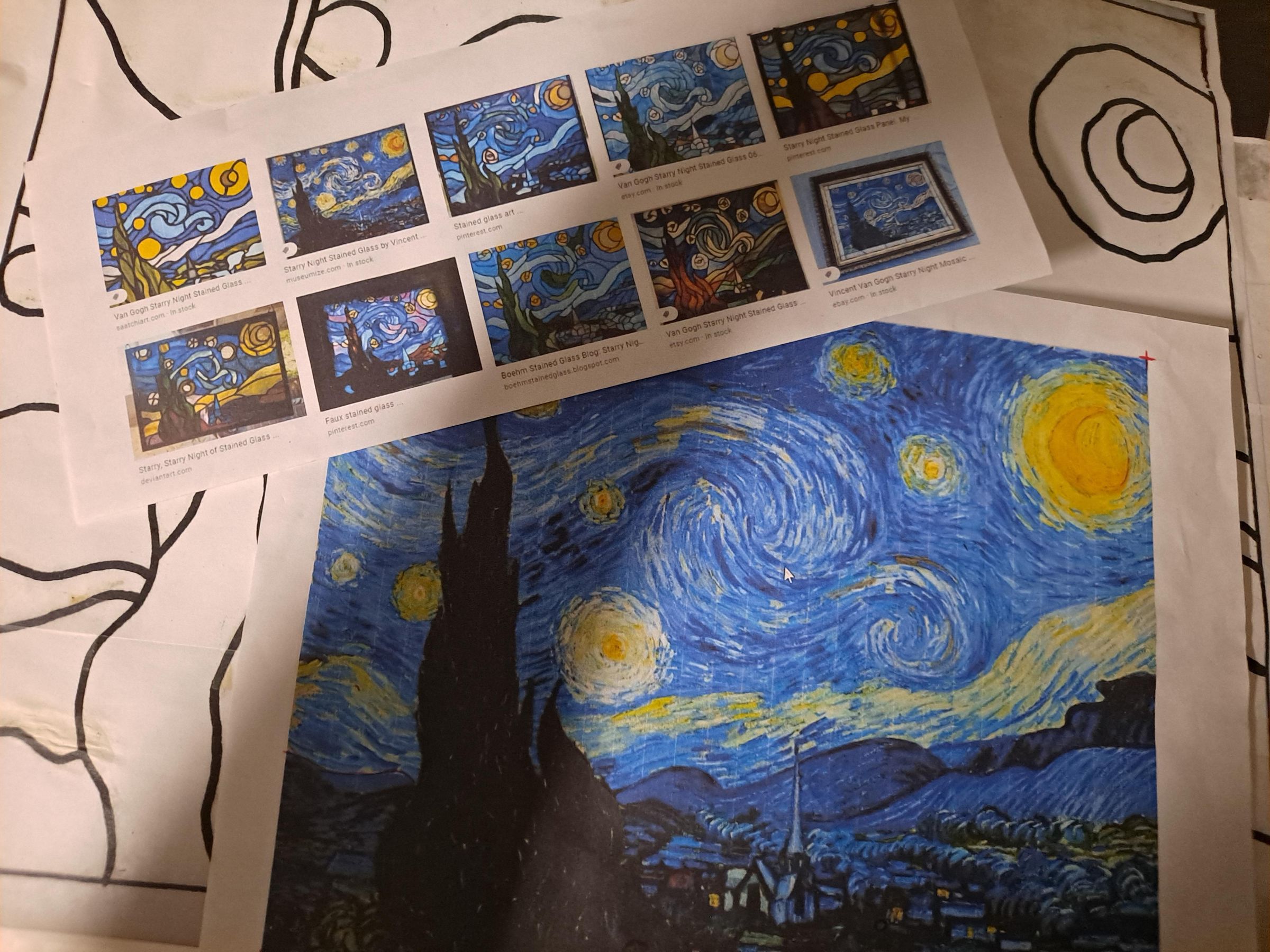 Starry Night Stained Glass : 9 Steps (with Pictures) - Instructables