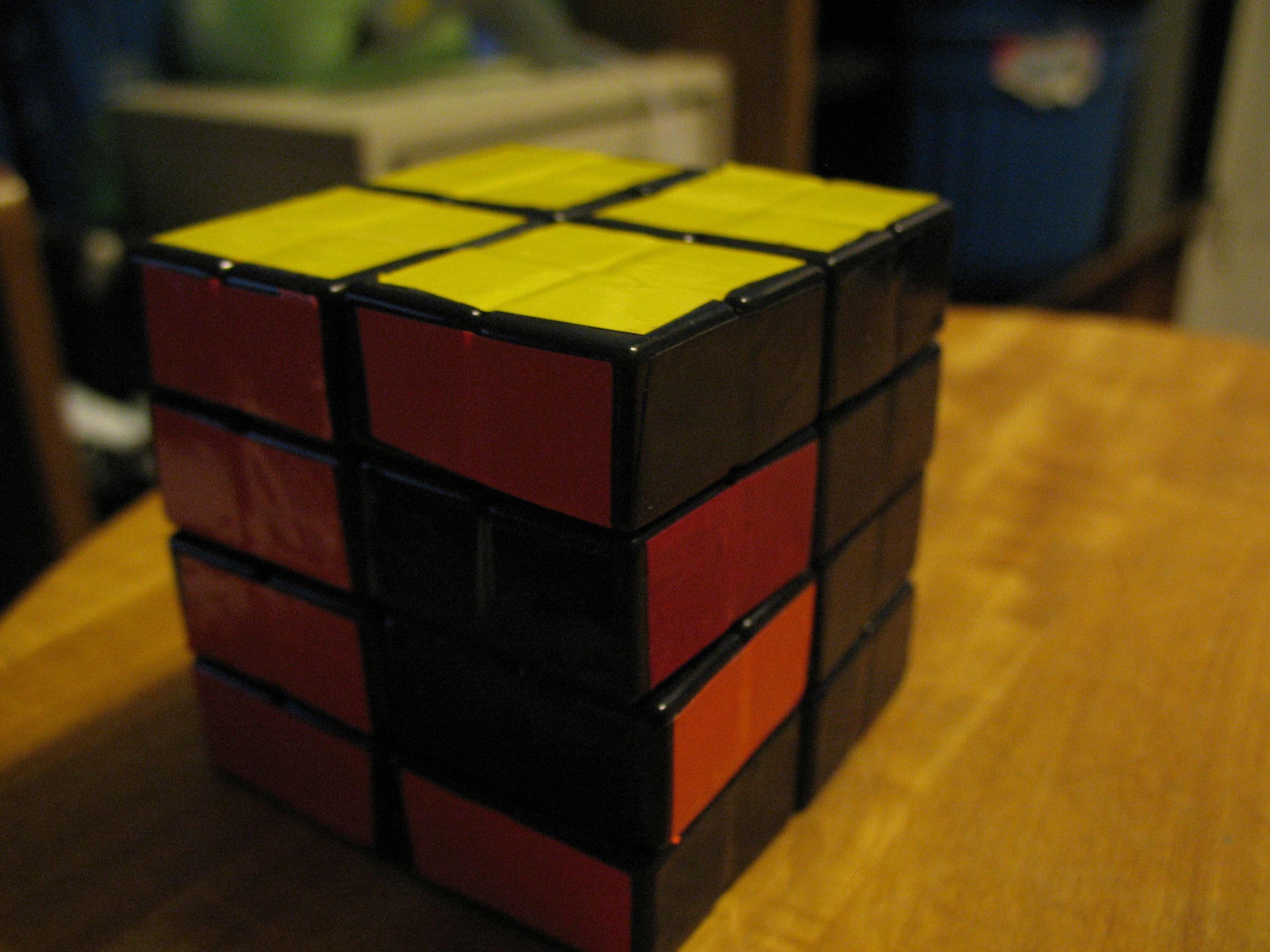 Custom (Bandaged) 2x2x4 Rubik's Cube - Instructables